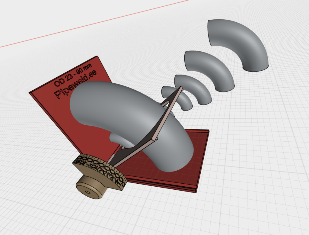 Pipe elbow cutting Jig tool - Pipeweld.ee